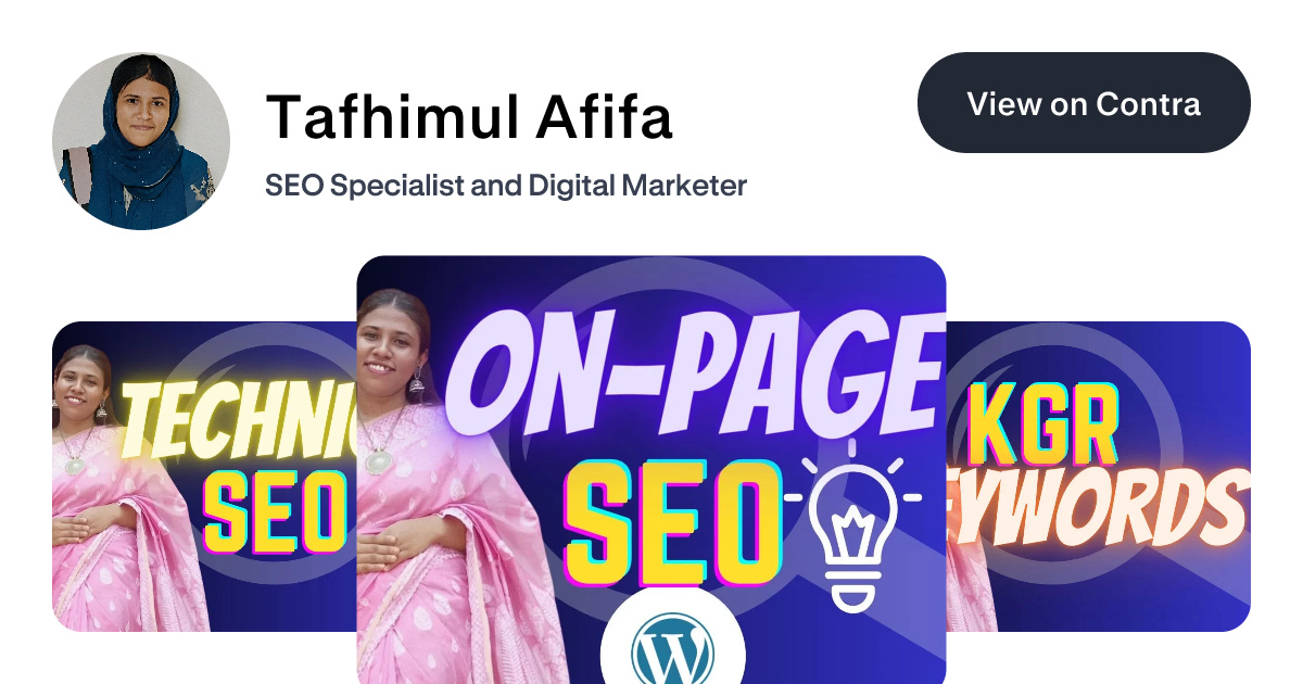 Tafhimul Afifa on Contra