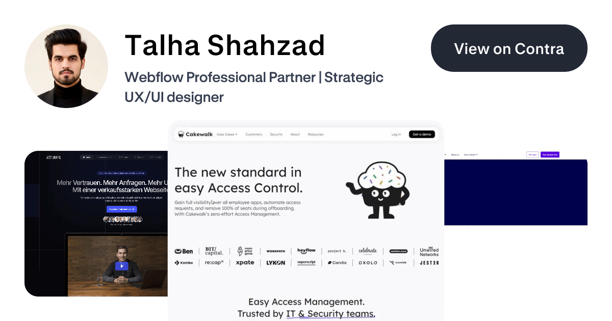 Talha Shahzad on Contra