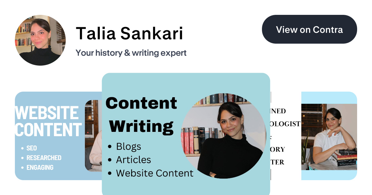 Talia Sankari's Work | Contra