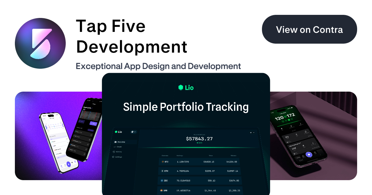 Tap Five Development on Contra