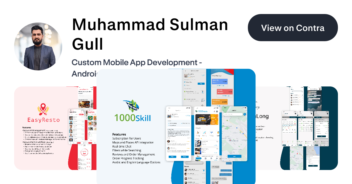 Muhammad Sulman Gull's Work | Contra