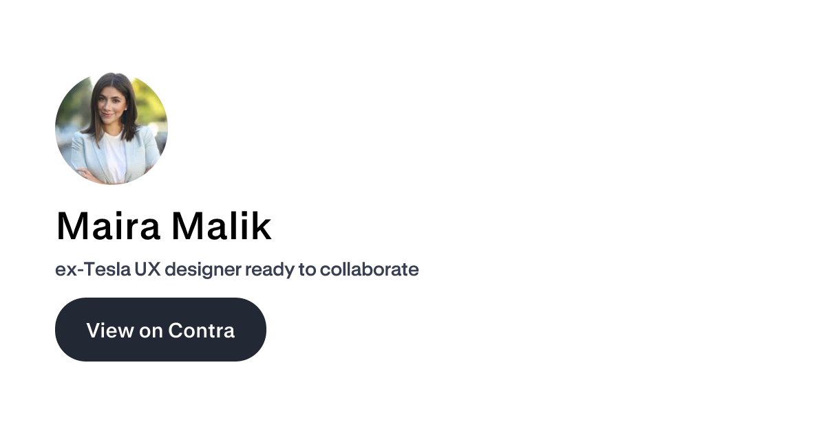 Maira Malik's Work | Contra