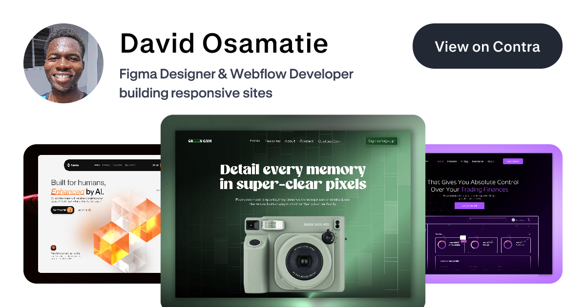 David Osamatie on Contra