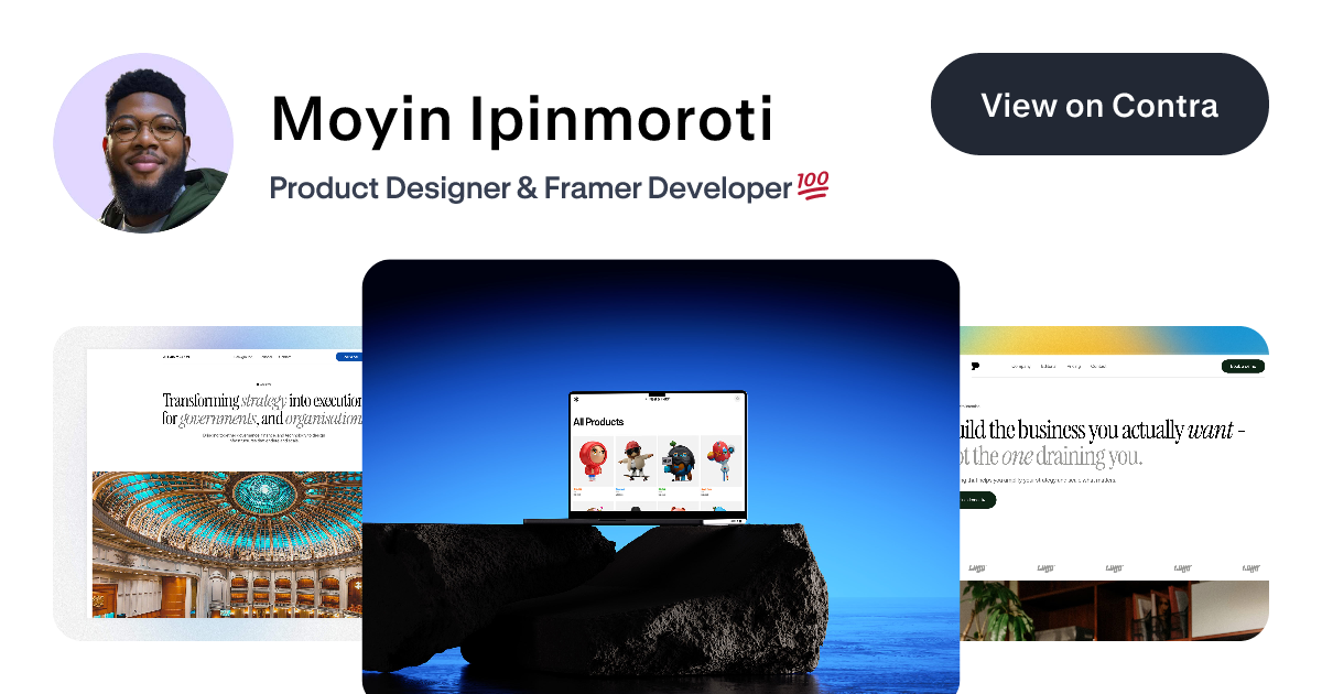 Moyin Ipinmoroti on Contra