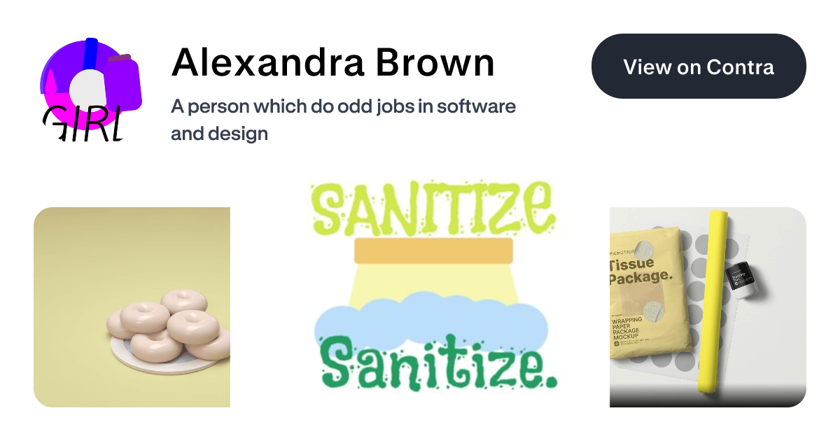 Alexandra Brown on Contra