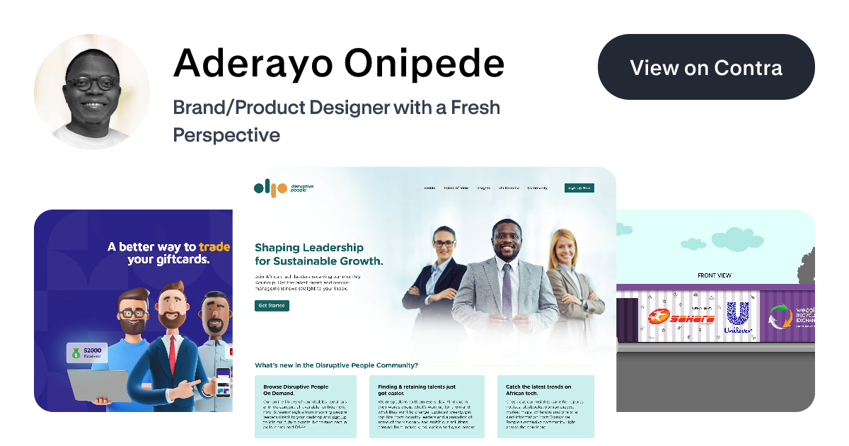 Aderayo Onipede on Contra