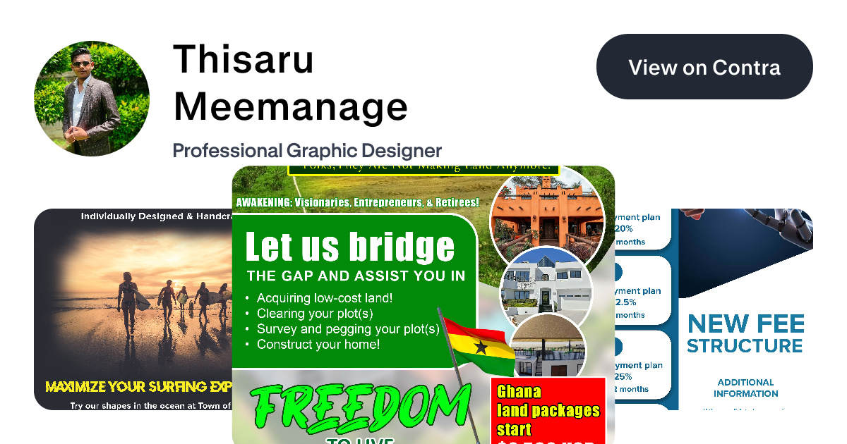 Thisaru Meemanage's Work | Contra