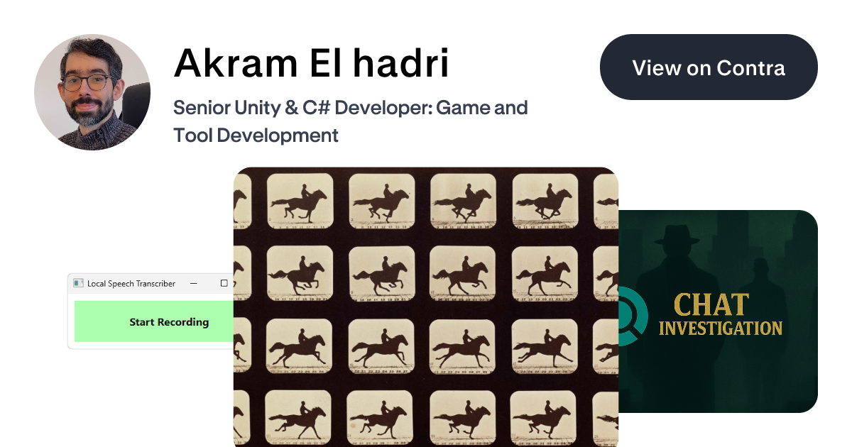 Akram El hadri on Contra