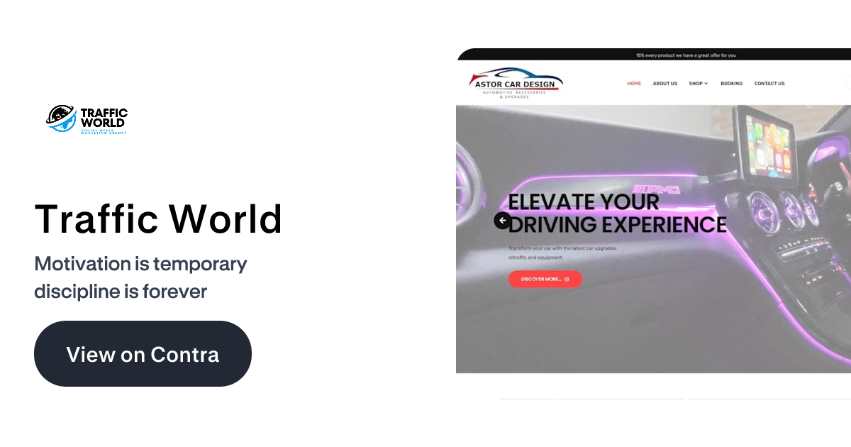 Traffic World on Contra