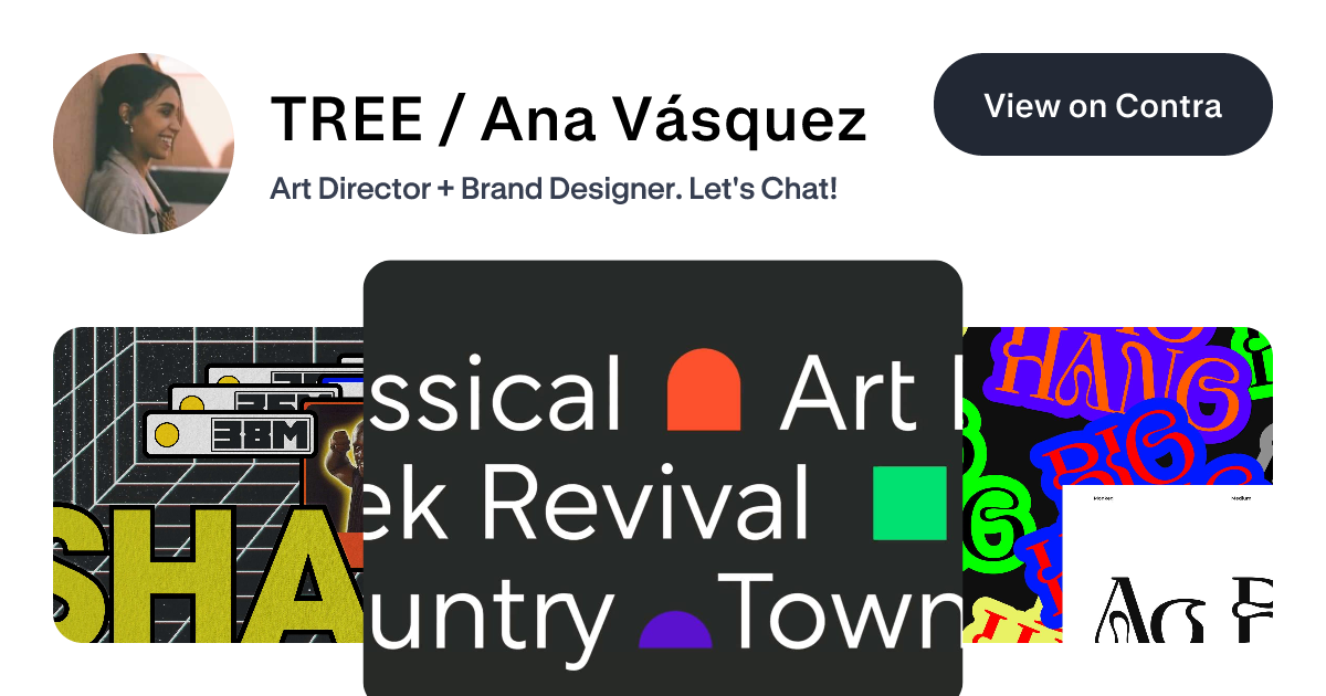 TREE / Ana Vásquez on Contra