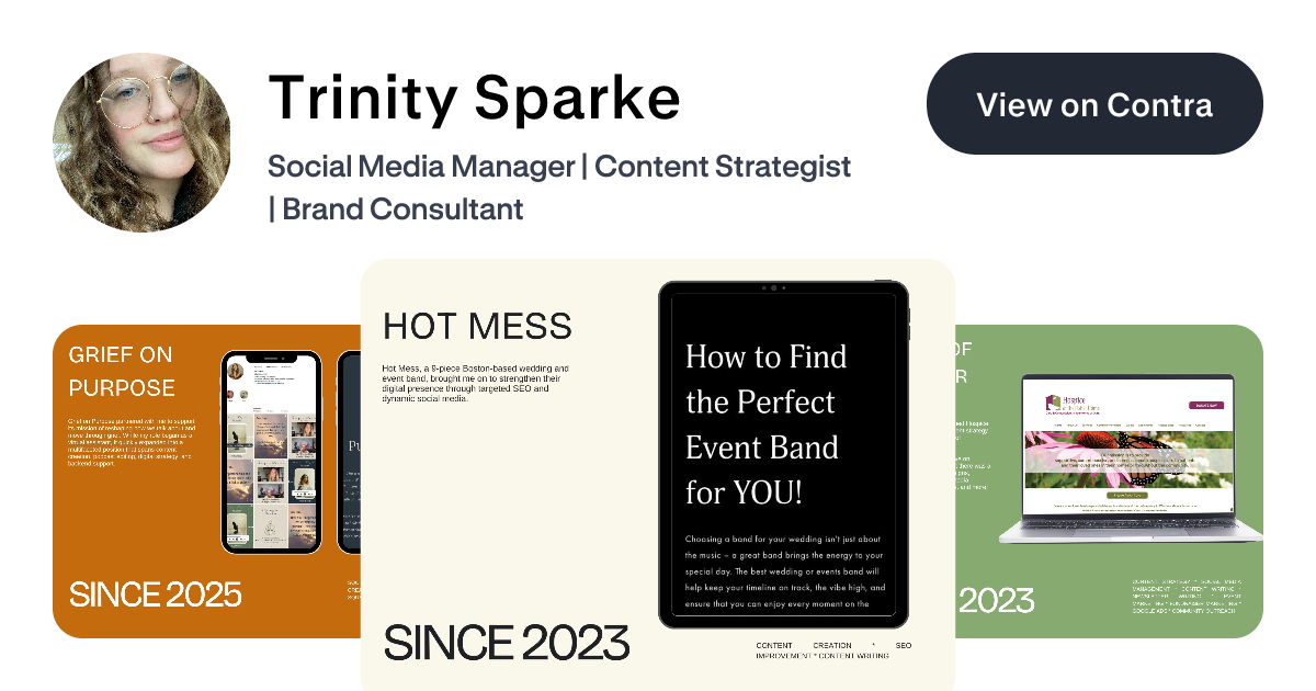 Trinity Sparke on Contra