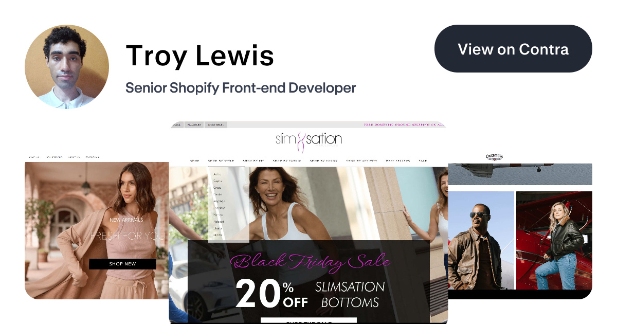 Troy Lewis's Work | Contra