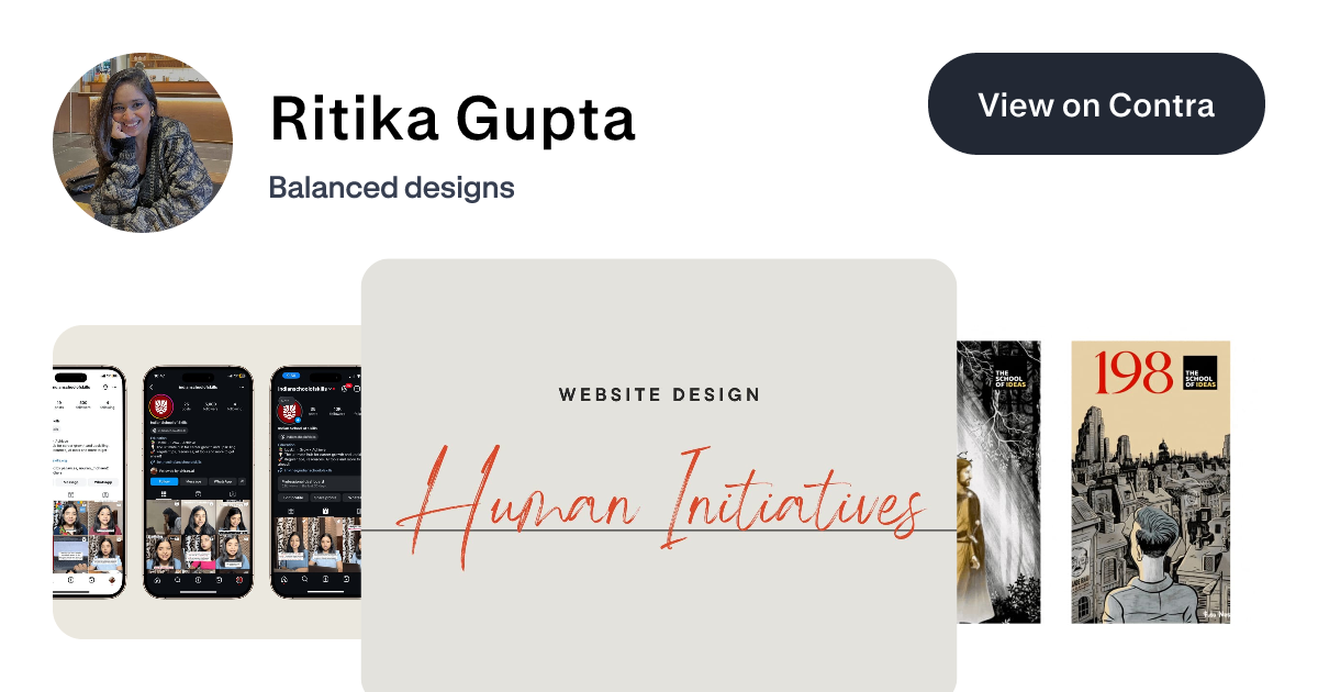 Ritika Gupta on Contra | Balanced designs