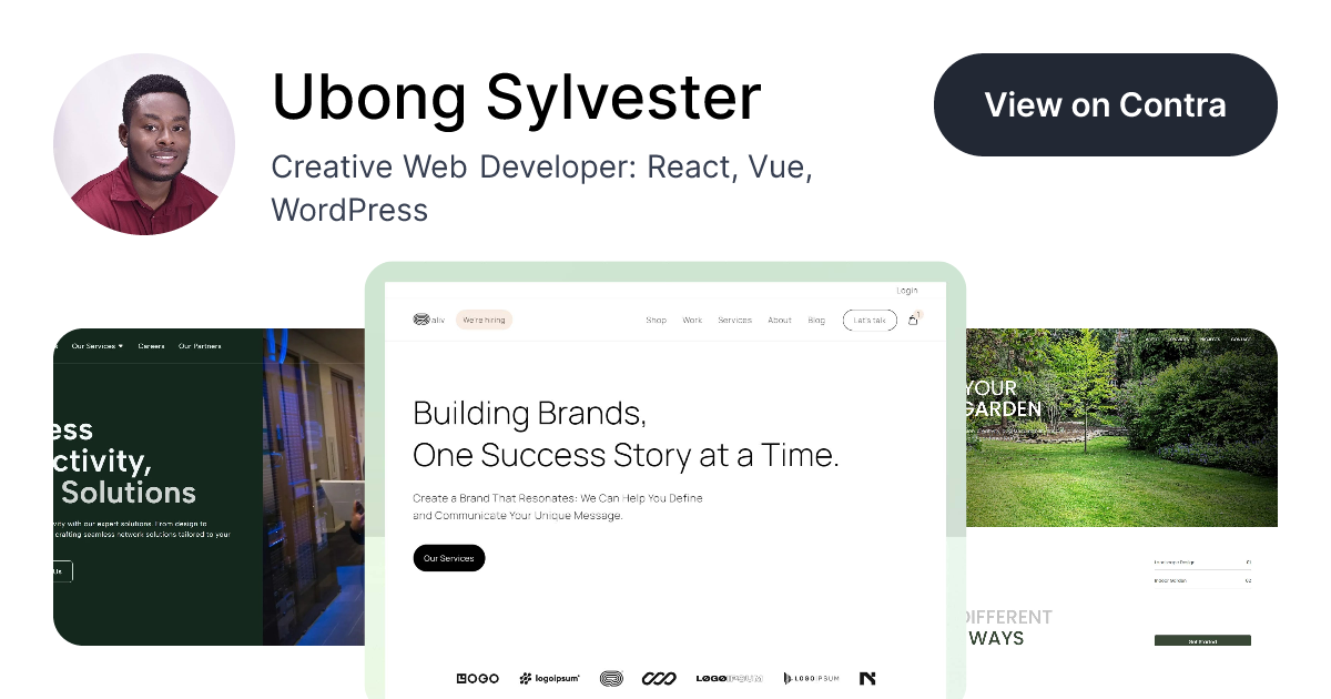 Ubong Sylvester on Contra Ubong Sylvester on Contra