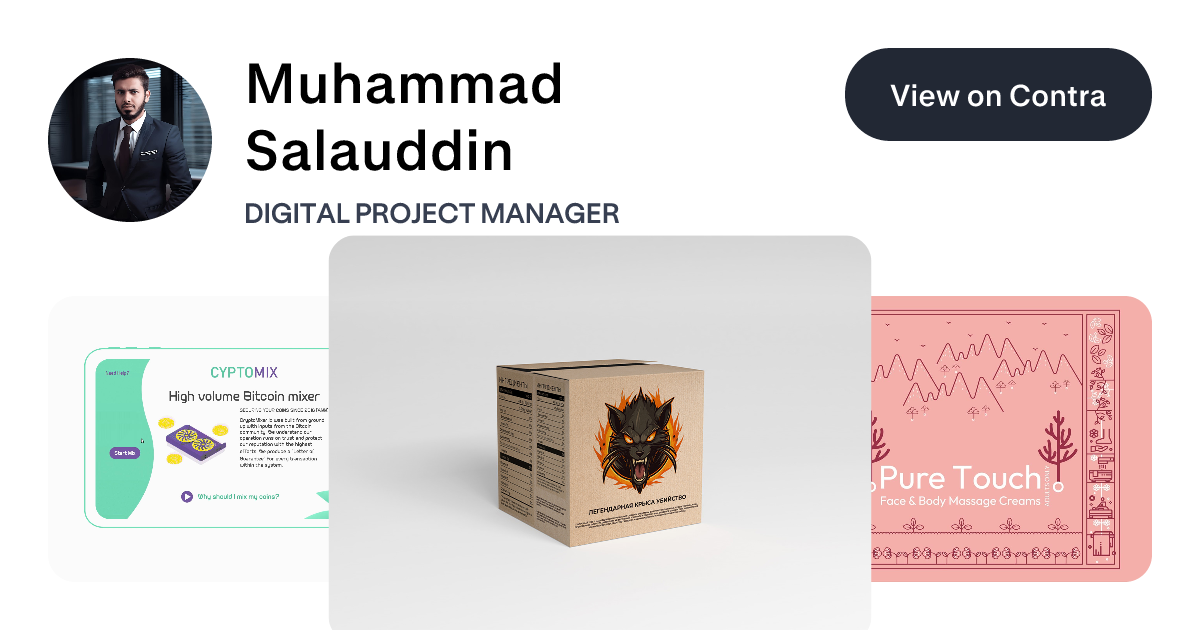 Muhammad Salauddin on Contra | DIGITAL PROJECT MANAGER