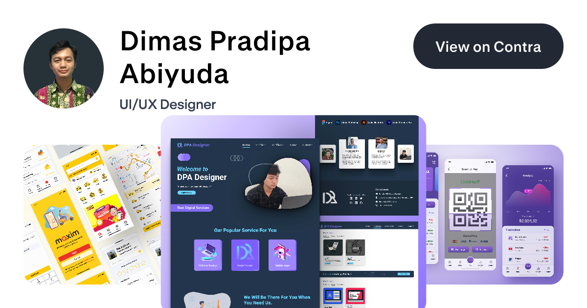 Dimas Pradipa Abiyuda on Contra | UI/UX Designer