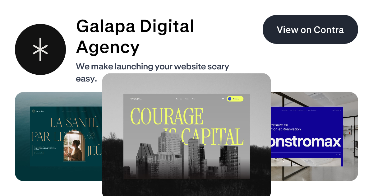 Galapa Digital Agency's Work | Contra
