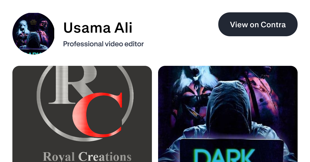 Usama Ali on Contra | Professional video editor