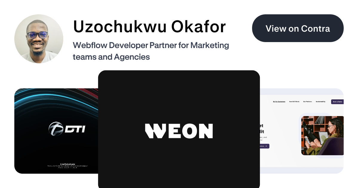 Uzochukwu Okafor on Contra