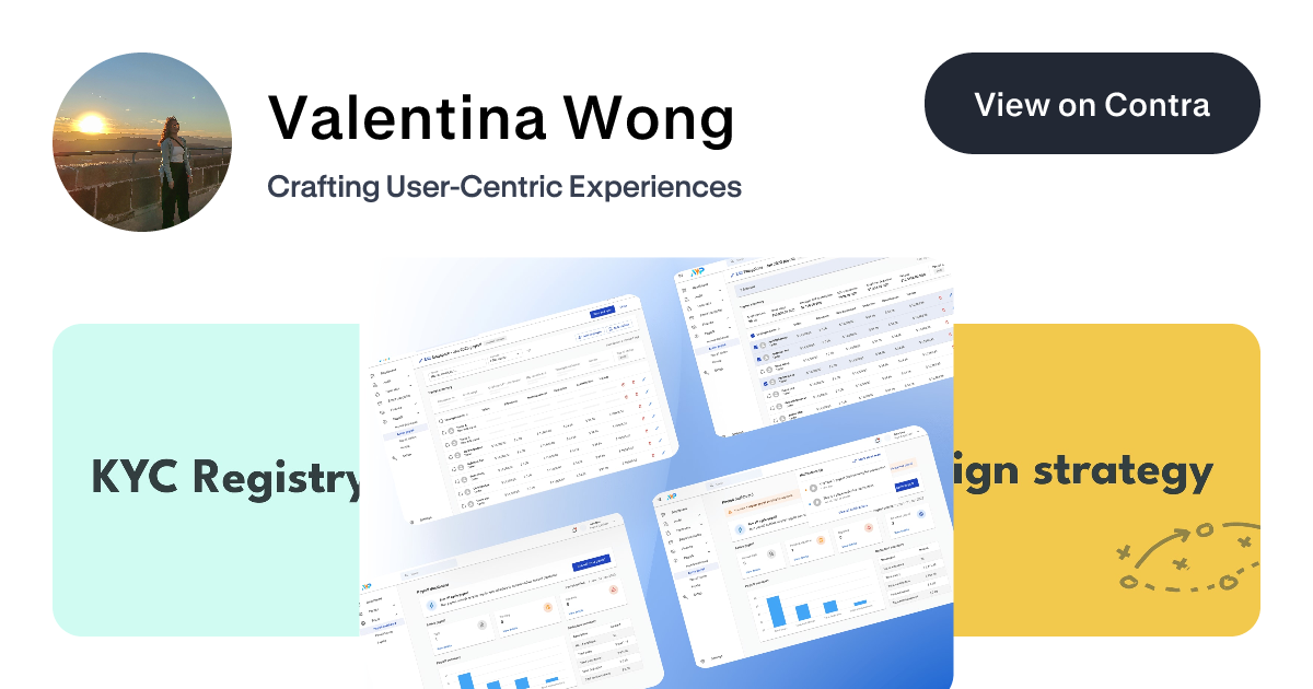 Valentina Wong on Contra | Crafting User-Centric Experiences
