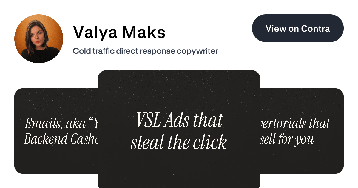 Valya Maks on Contra