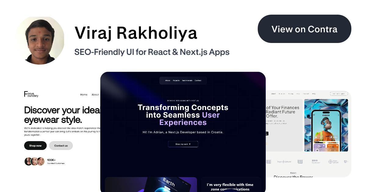 Viraj Rakholiya on Contra