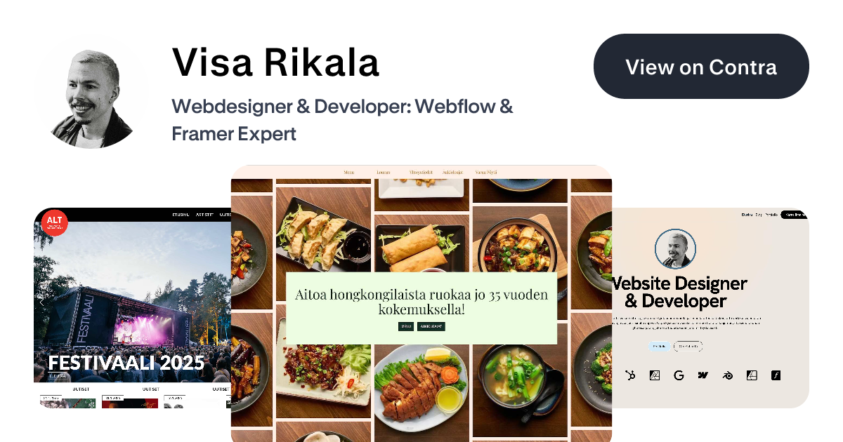 Visa Rikala's Work | Contra