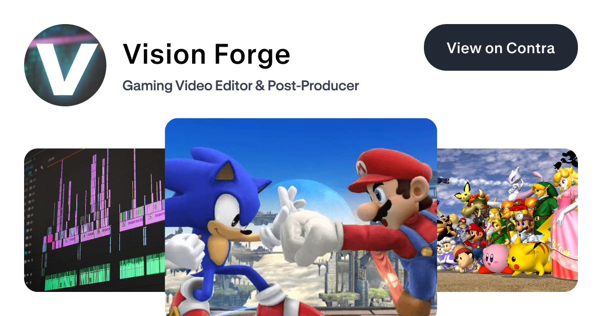 Vision Forge on Contra | Gaming Video Editor & Post-Producer