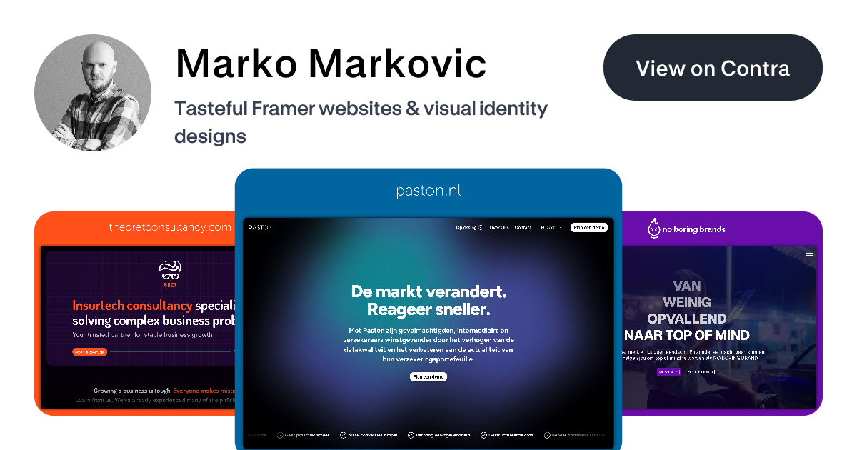 Marko Markovic on Contra