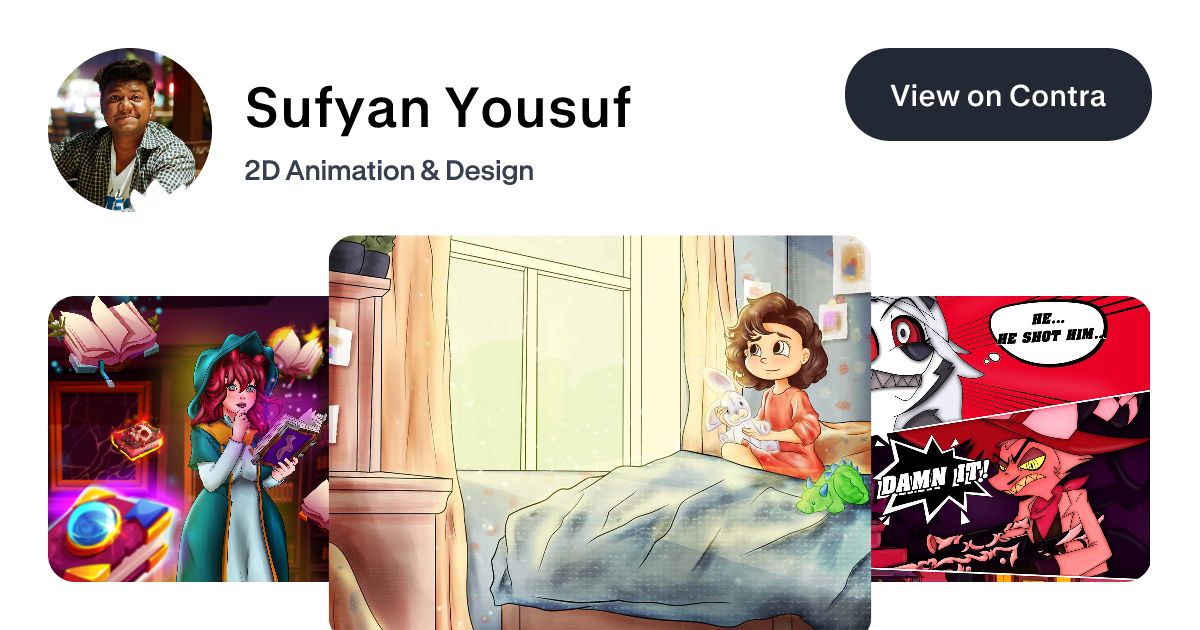 Sufyan Yousuf on Contra | 2D Animation & Design