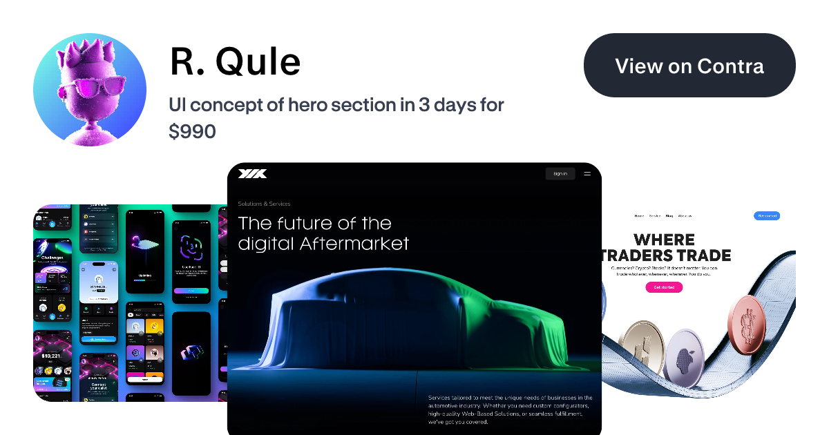 R. Qule - 3D Animator | Contra