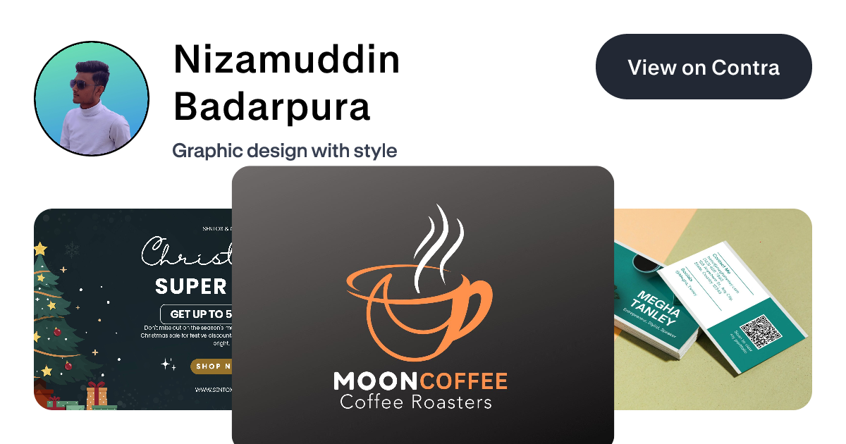 Nizamuddin Badarpura on Contra | Graphic design with style