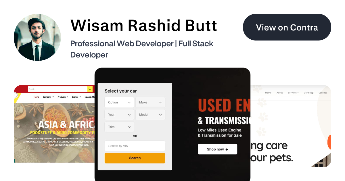 Wisam Rashid Butt on Contra