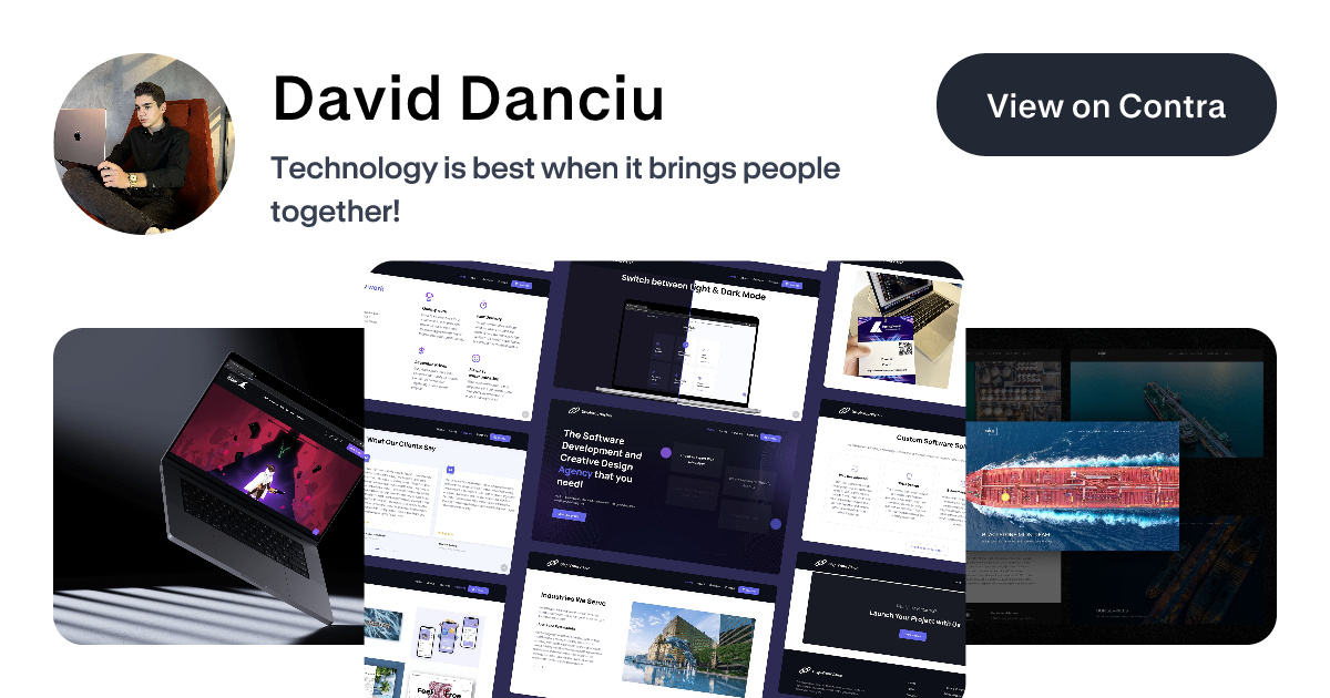 David Danciu's Work | Contra