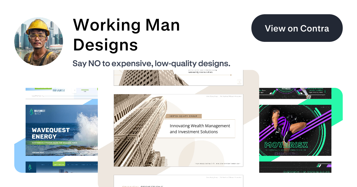 Working Man Designs on Contra