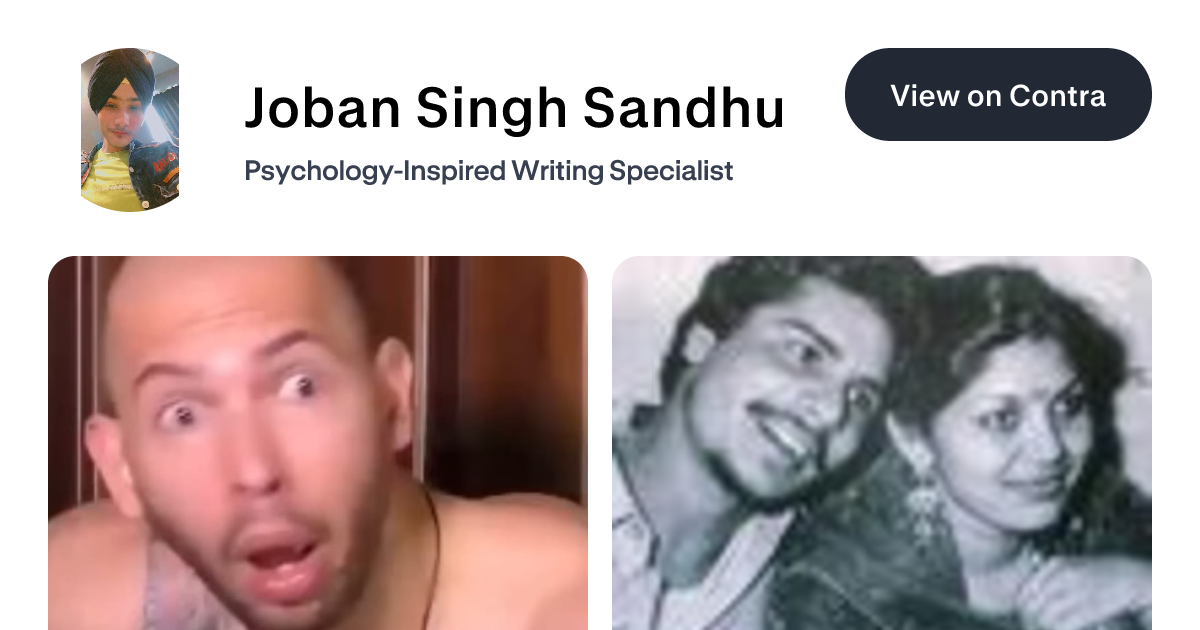 Joban Singh Sandhu on Contra