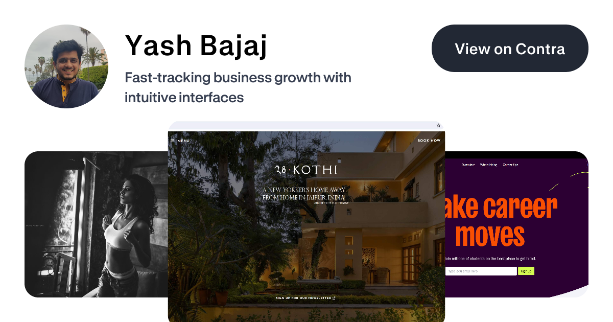 Yash Bajaj on Contra