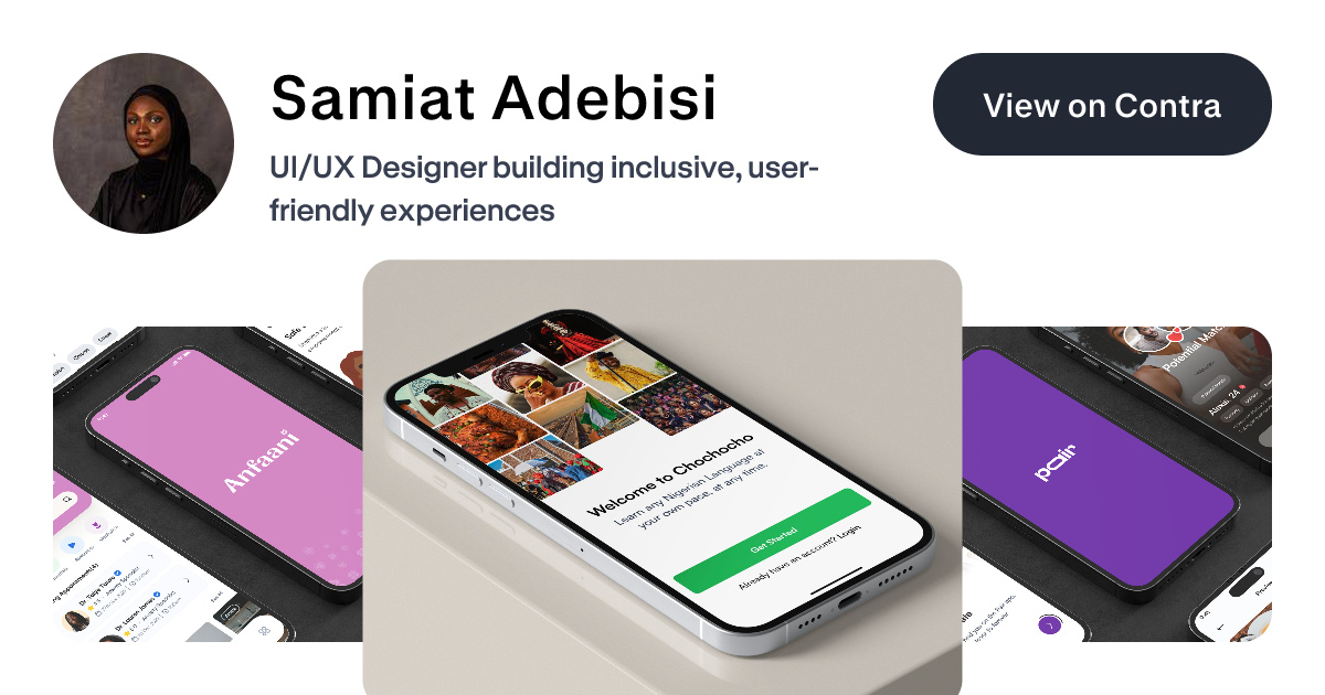 Samiat Adebisi's Work | Contra