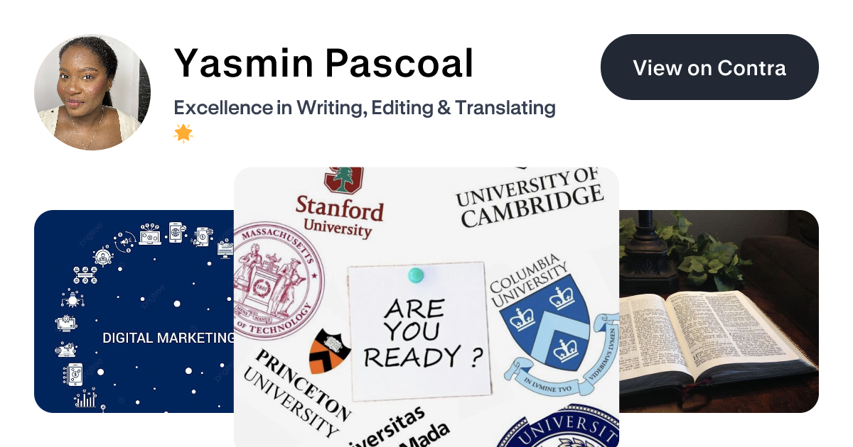 Yasmin Pascoal on Contra