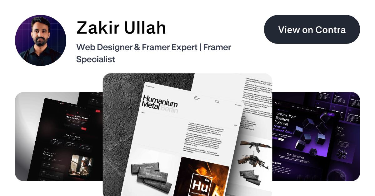 Zakir Ullah on Contra