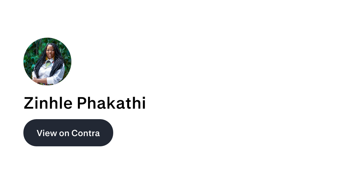 Zinhle Phakathi - Columbia Lake Partners | Contra
