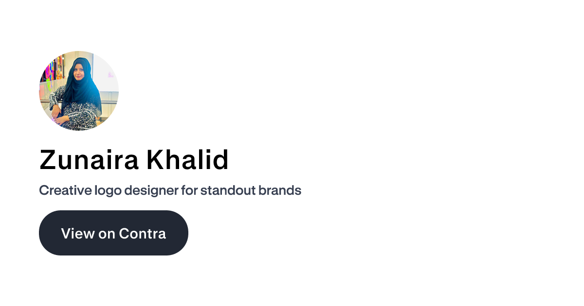 Zunaira Khalid on Contra